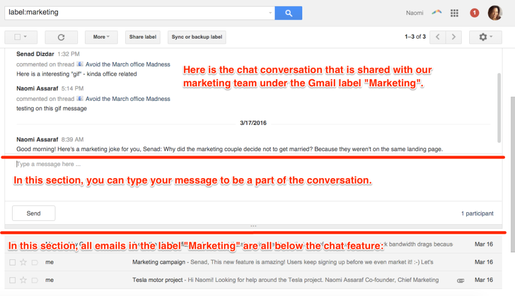 New (and free) Team Chat Tool for Gmail Labels – cloudHQ