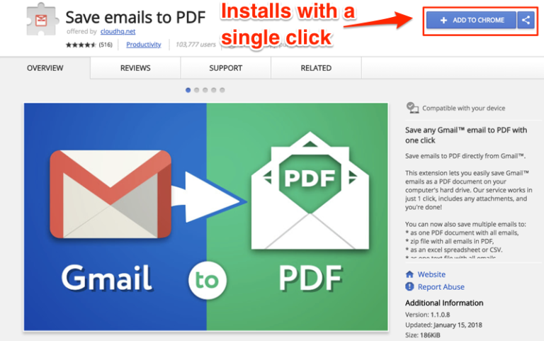 New Feature! Forward Multiple Emails to a Single PDF – cloudHQ