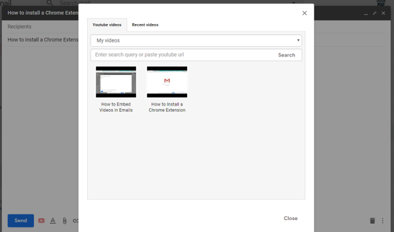 Free: Embed and Send YouTube Videos Without Ever Leaving Gmail! – cloudHQ