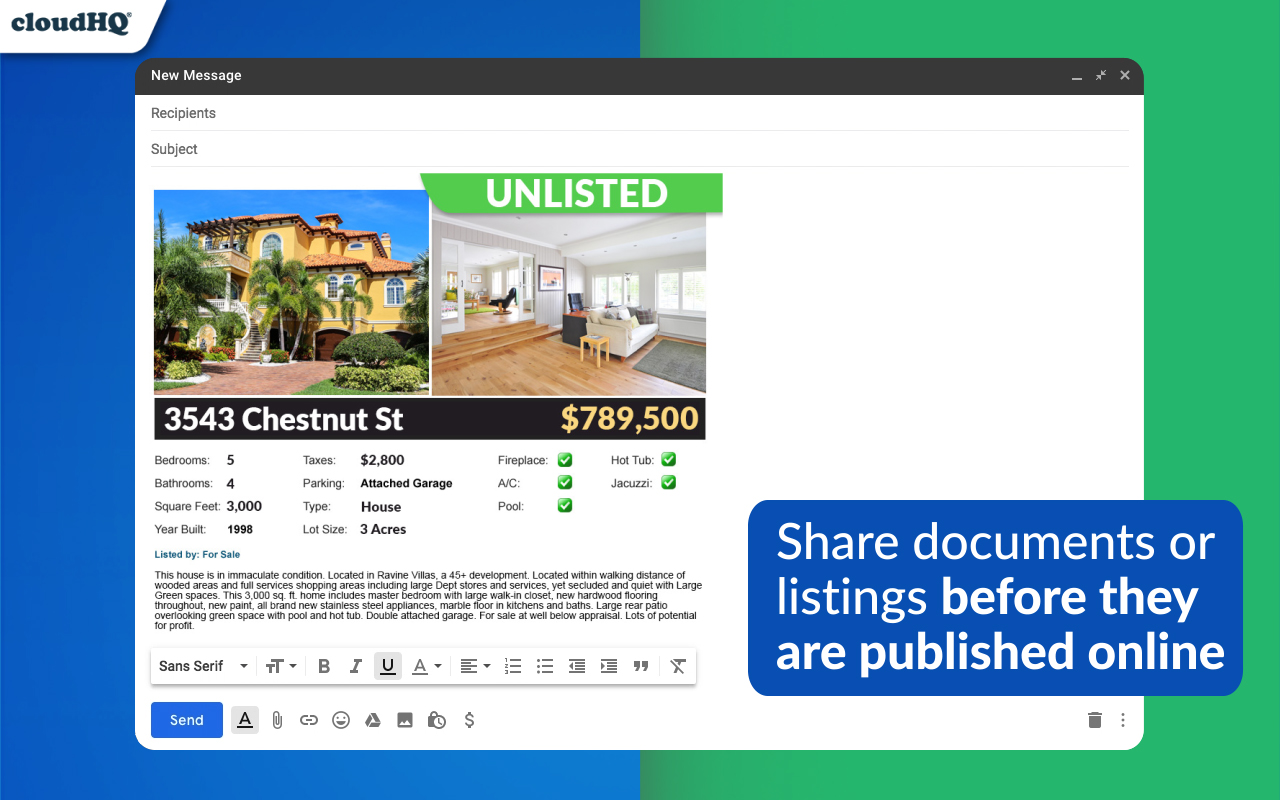Send Visually Appealing URL Link Previews in Gmail – cloudHQ