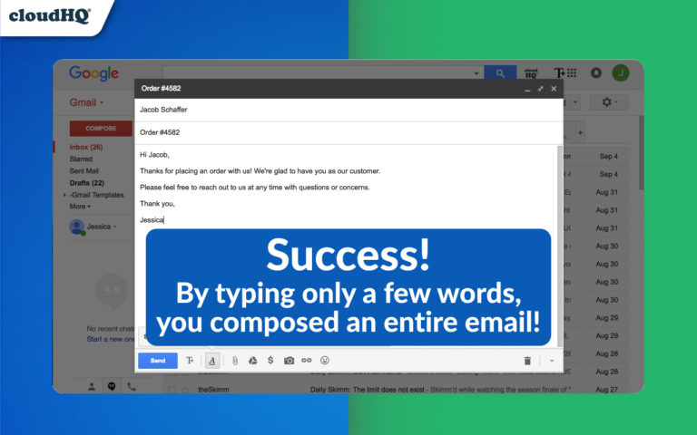 NEW! Gmail Snippets: How to Write an Email by Typing Only 3 Words – cloudHQ
