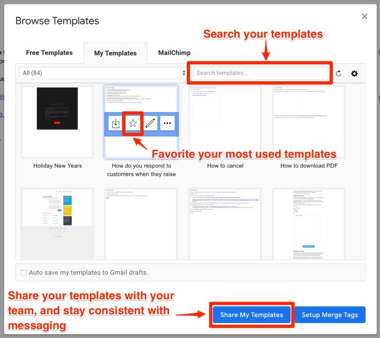 New! Now You Can Share Your Email Templates With Your Team – cloudHQ