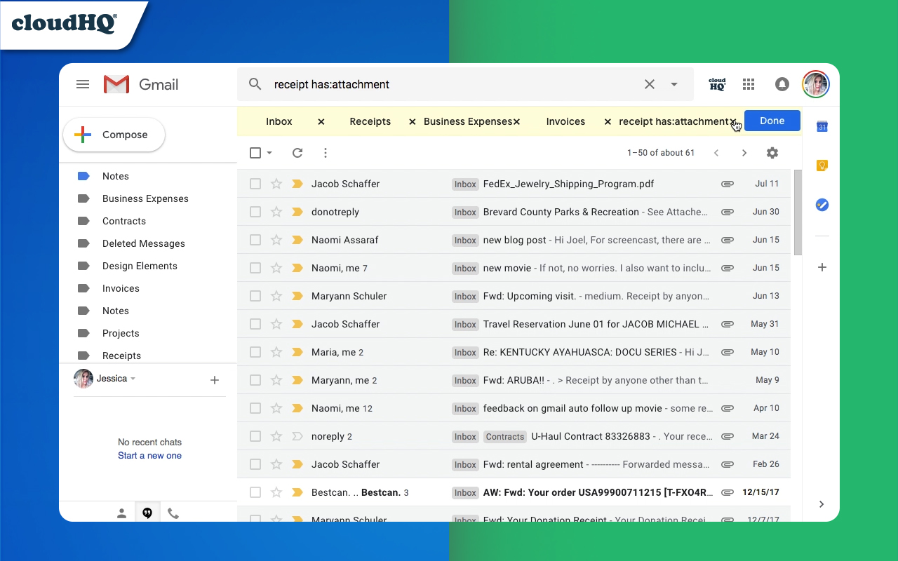 Neu! Organisieren Sie Ihren Posteingang und sparen Sie Zeit mit Gmail Tabs | cloudHQ Blog ...