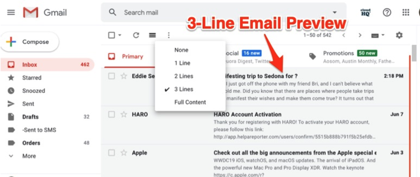 New! How to Preview Emails in Gmail – cloudHQ