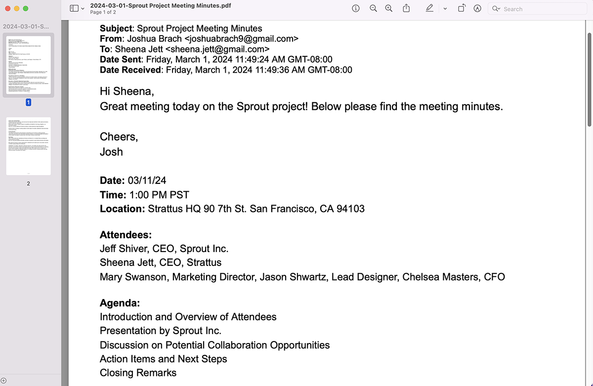 Benefits of Exporting Emails to PDF – cloudHQ