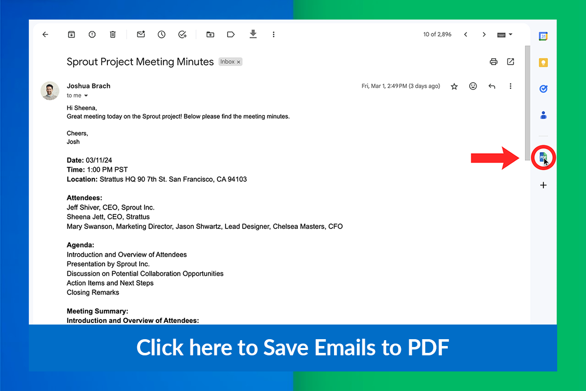 Benefits of Exporting Emails to PDF – cloudHQ