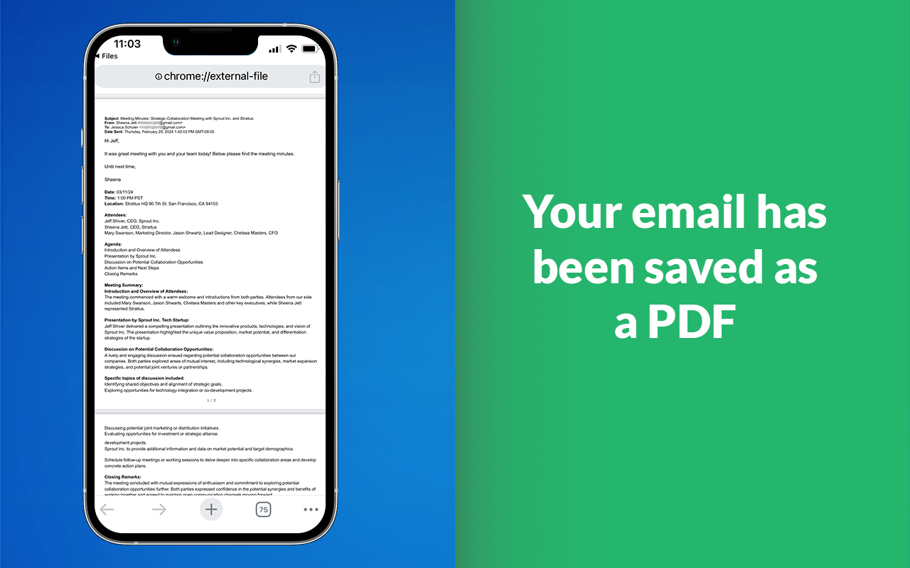 Benefits of Exporting Emails to PDF – cloudHQ