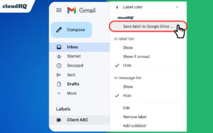 How to Save Gmail to Google Drive – cloudHQ