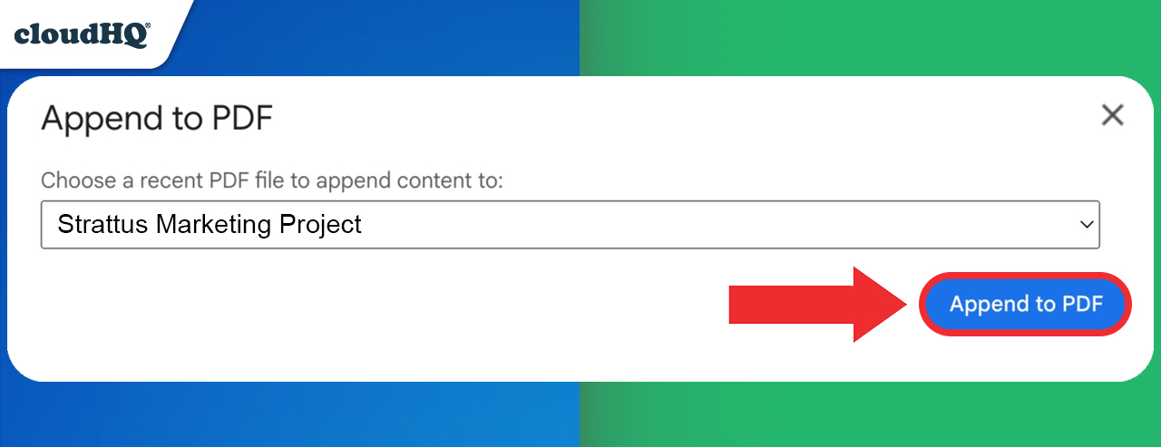 Append to PDF: Add Emails to an Existing PDF File – cloudHQ