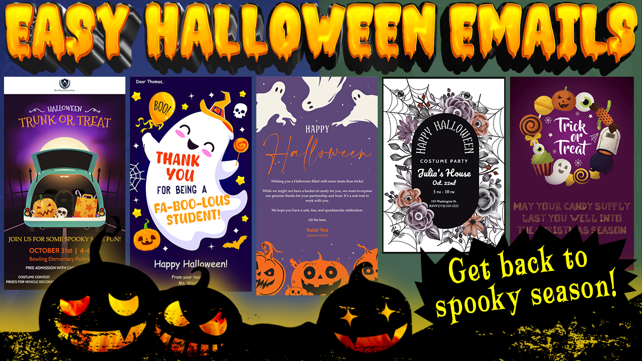 Halloween Email Examples for 2025: Free Templates for Gmail and Outlook ...