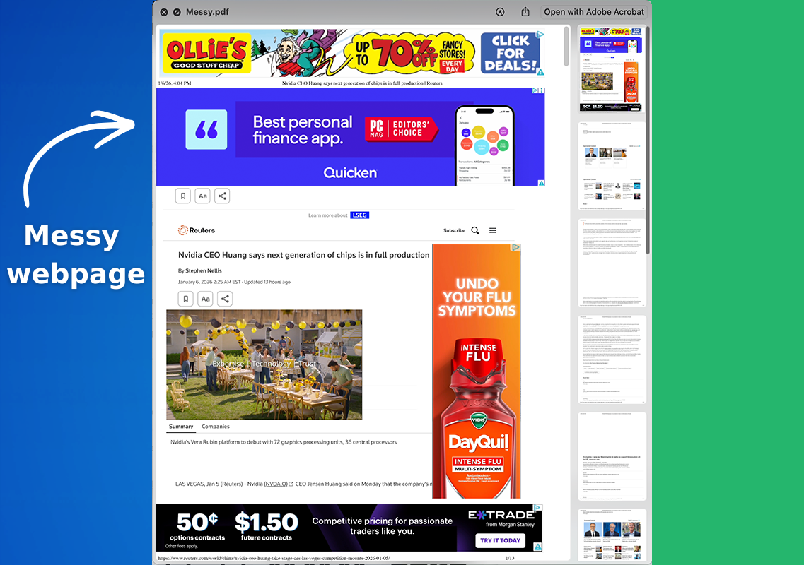 How to Convert a Webpage to PDF [Without Ads or Clutter] – cloudHQ